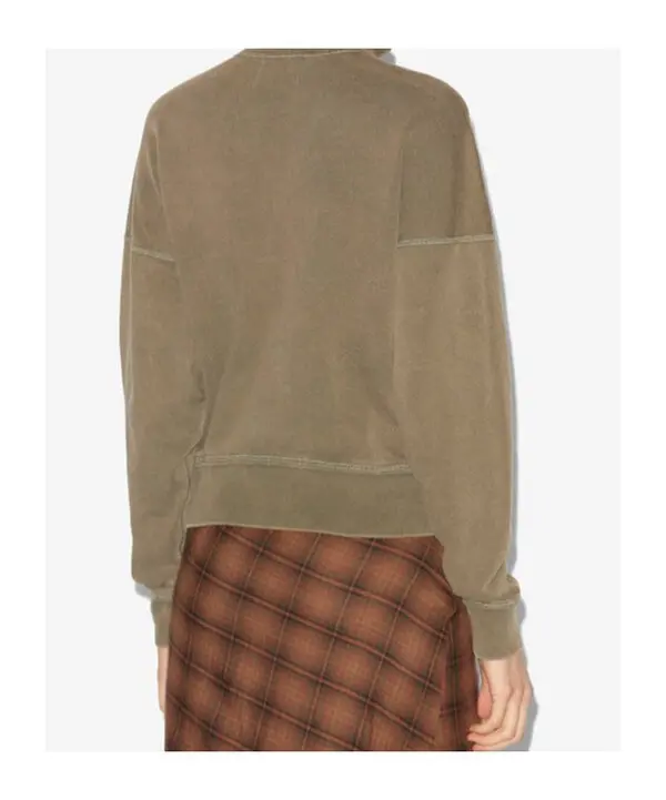 Isabel Marant Étoile Half-zip Sweatshirt With Graphic Detail