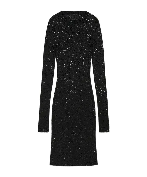 Balenciaga Mini Crewneck Dress