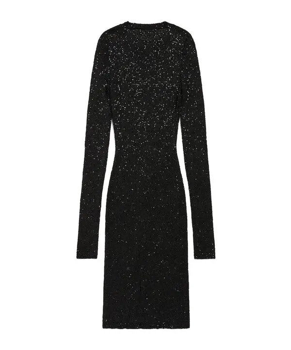 Balenciaga Mini Crewneck Dress