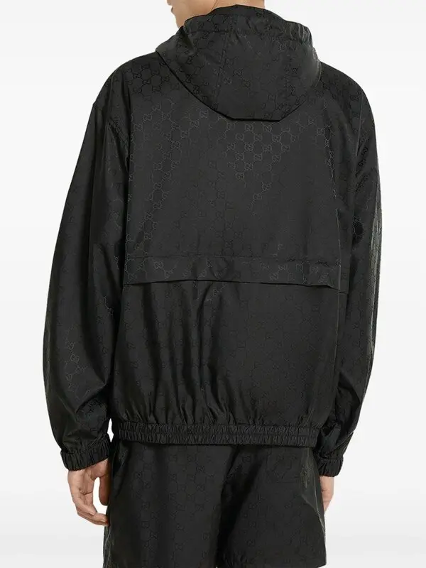 Gucci Gg Jacquard Zip Jacket