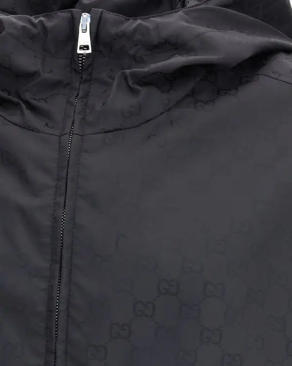 Gucci Gg Jacquard Zip Jacket