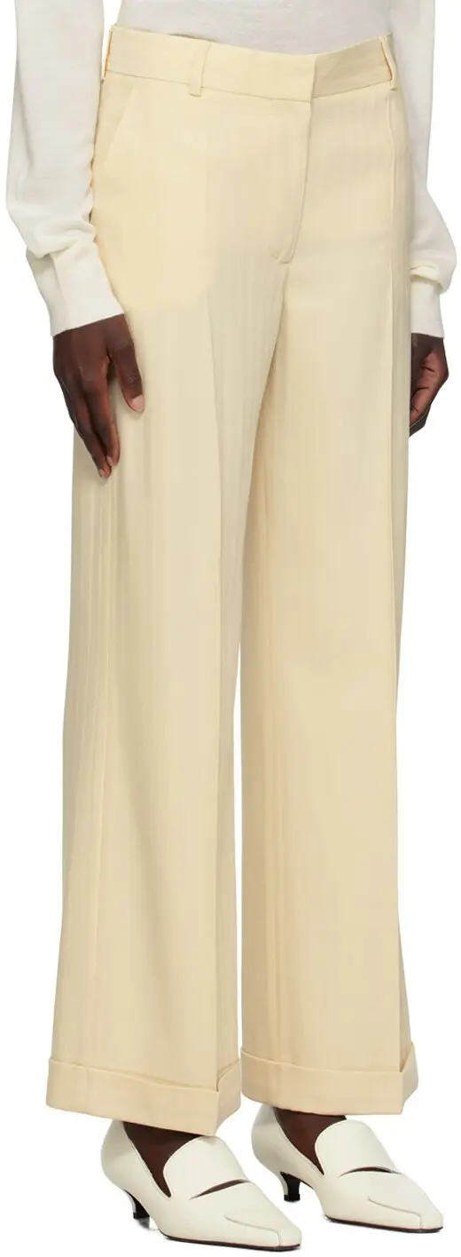 TOTEME Mid-rise Tailored Trousers - Nude
