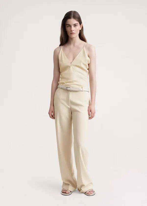 TOTEME Mid-rise Tailored Trousers - Nude