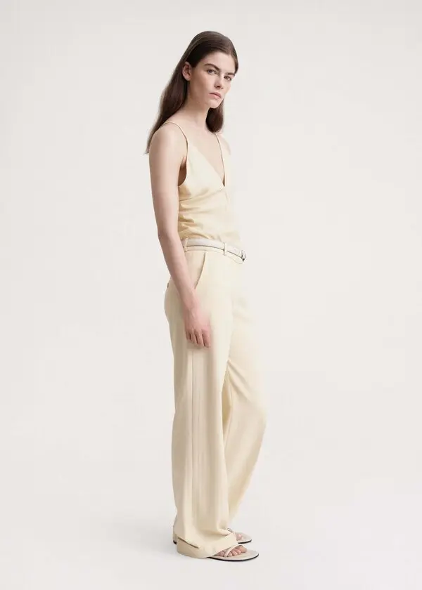TOTEME Mid-rise Tailored Trousers - Nude