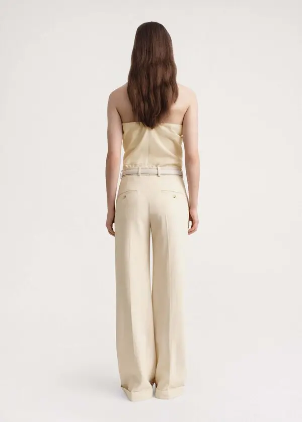 TOTEME Mid-rise Tailored Trousers - Nude