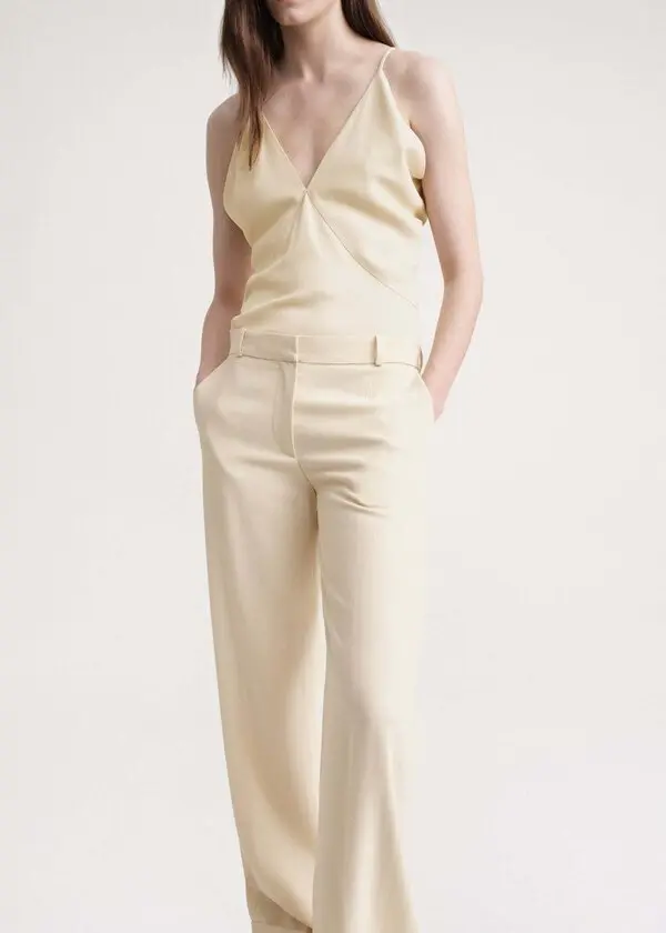TOTEME Mid-rise Tailored Trousers - Nude