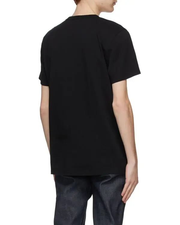 Maison Kitsuné Cotton Logo-printed T-shirt - Black