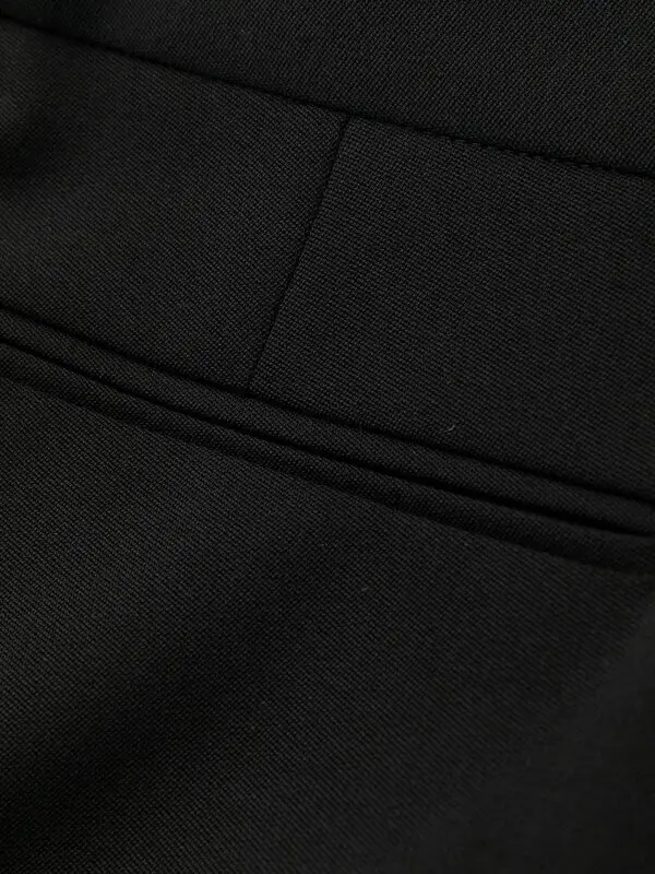 Versace Medusa Plaque Mid-rise Flared Trousers - Black