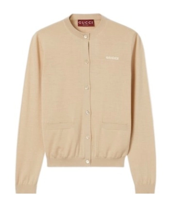 Gucci Logo Embroidered Button-up Cardigan - No