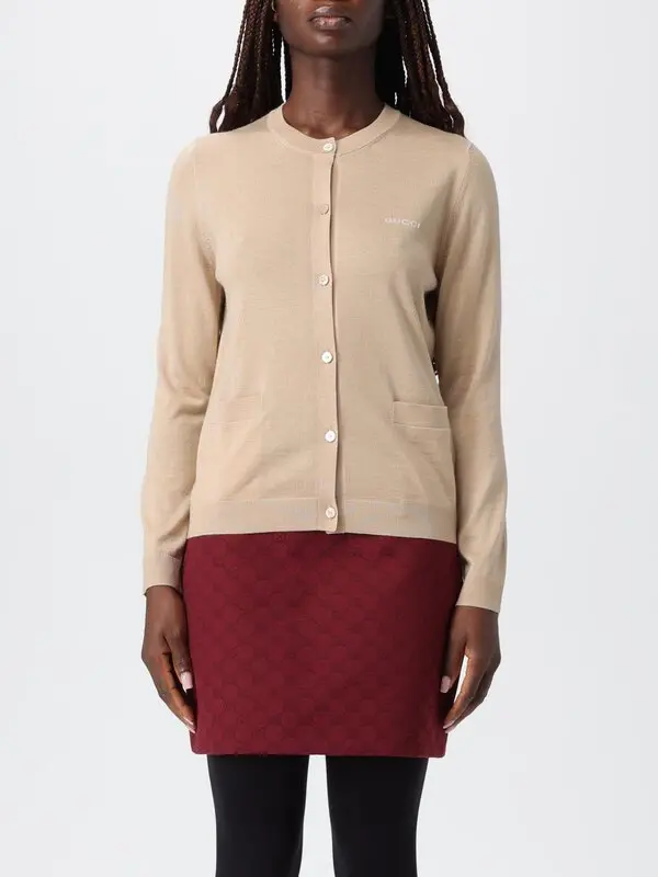 Gucci Logo Embroidered Button-up Cardigan