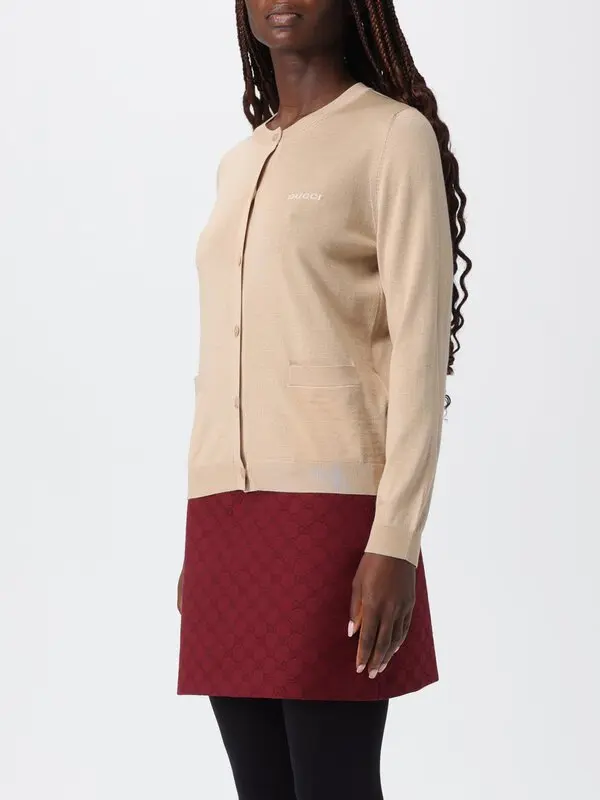 Gucci Logo Embroidered Button-up Cardigan