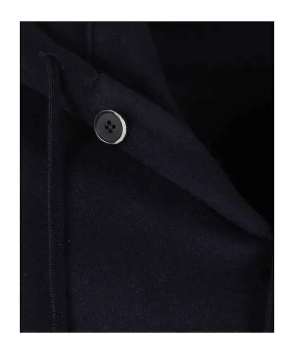 Barena Venezia Buttoned Drawstring Hoodie - Black
