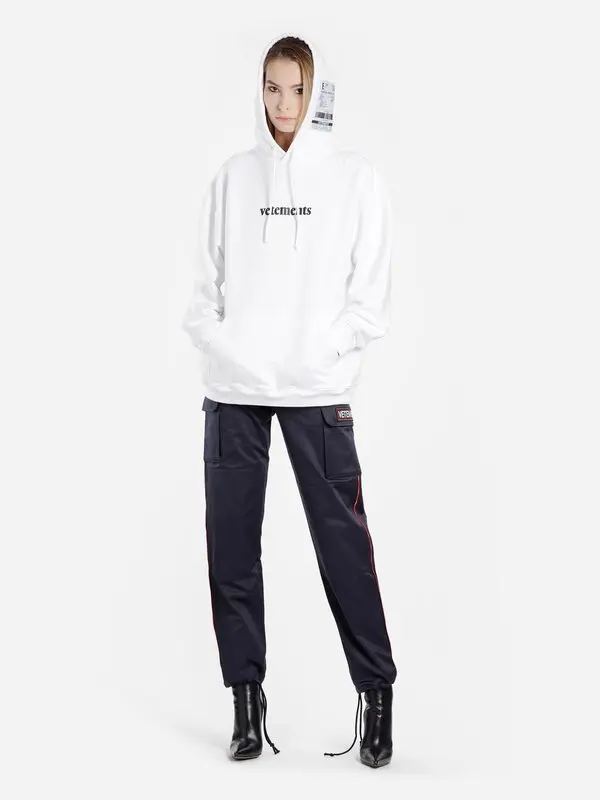 Vetements Logo Hooded Sweater