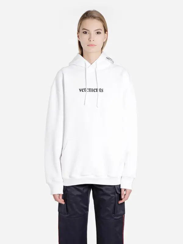 Vetements Logo Hooded Sweater