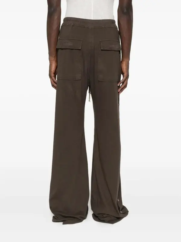 Rick Owens Pocket Detail Wide-leg Trousers - Black