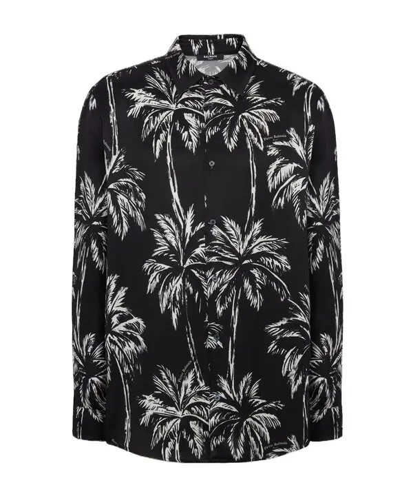Balmain Floral Patterned Shirt