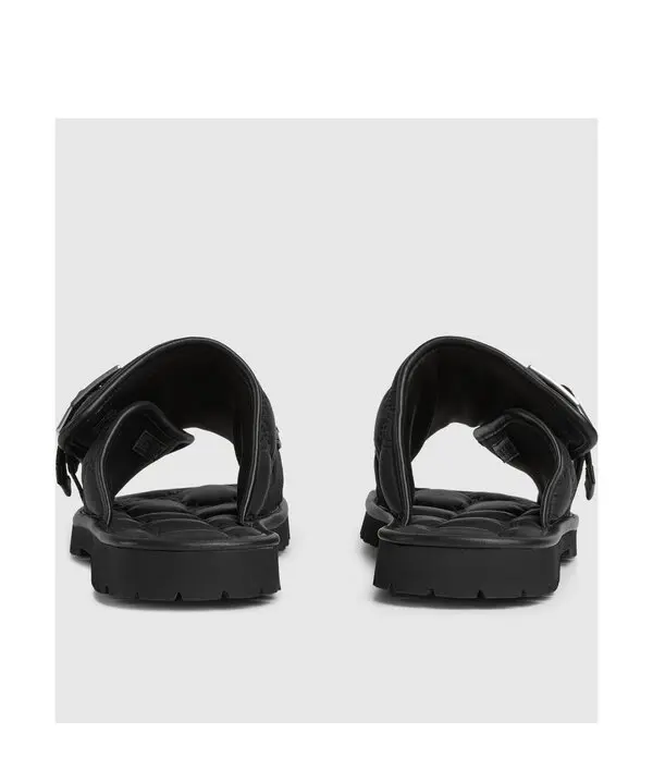 Gucci Buckled Quilted Sandals