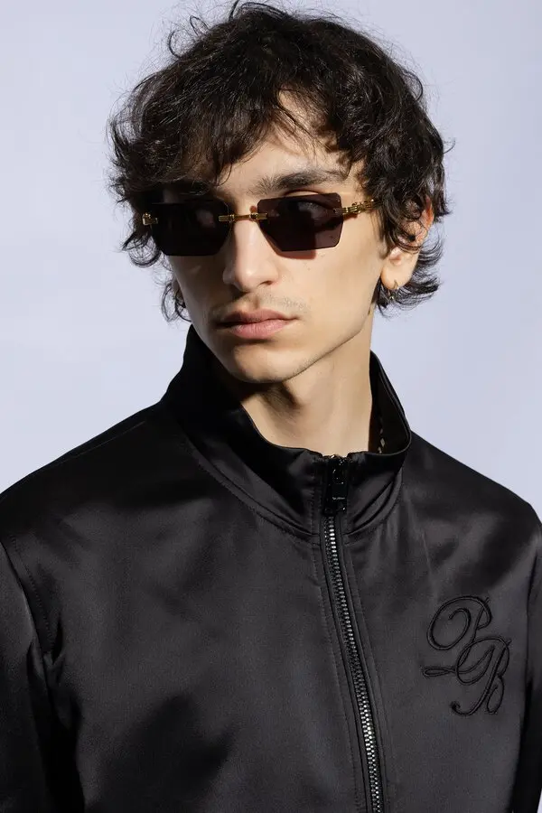 Balmain Pierre Rectangular Frame Sunglasses - Gray