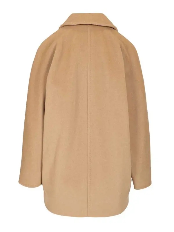 Max Mara Rebus Double-breasted Coat - Camel