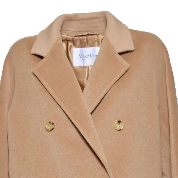 Max Mara Rebus Double-breasted Coat - Camel