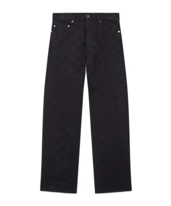 Casablanca Contrast Stitched Logo-patch Jeans