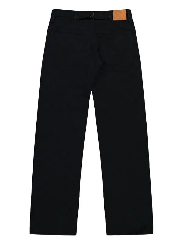 Casablanca Contrast Stitched Logo-patch Jeans