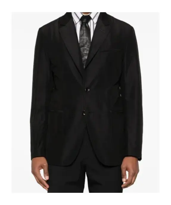 TOM FORD Single-breasted Buttoned Blazer - Black