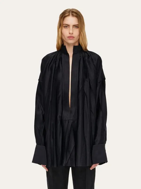 FERRAGAMO Long-sleeved Shirt - Black