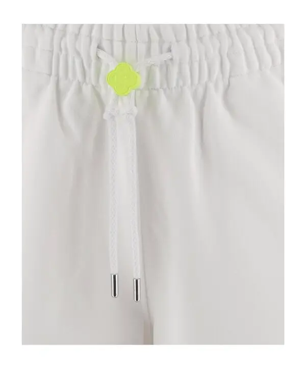 Casablanca Tennis Club Drawstring Shorts - White