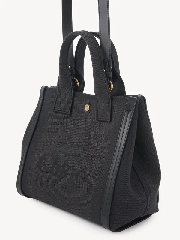 Chloé Carry Logo Detailed Small Tote Bag - Black