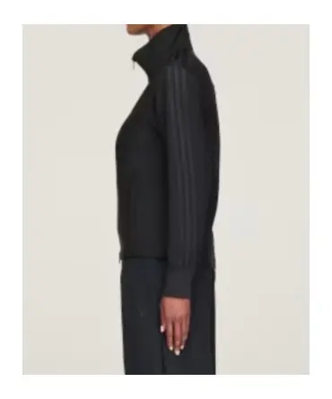Y3 3-stripes Track Top With Stand Collar - Black