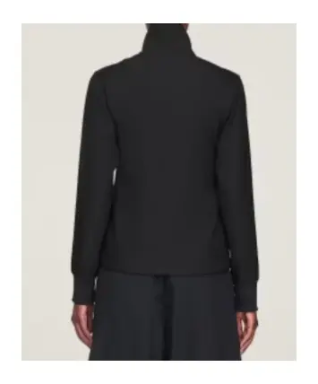 Y3 3-stripes Track Top With Stand Collar - Black