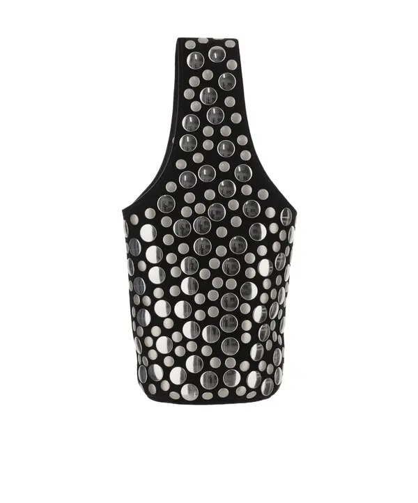 Khaite Livia Small Studded Tote Bag - Black