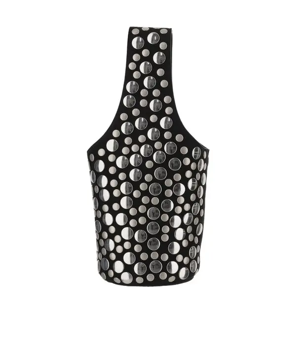 Khaite Livia Small Studded Tote Bag - Black
