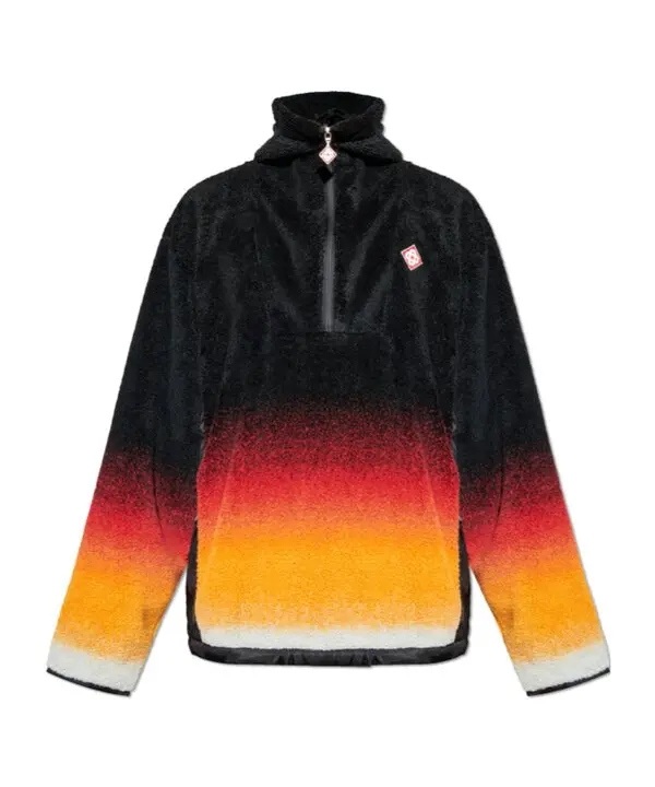 Casablanca Gradient Fleece Sweatshirt - Black