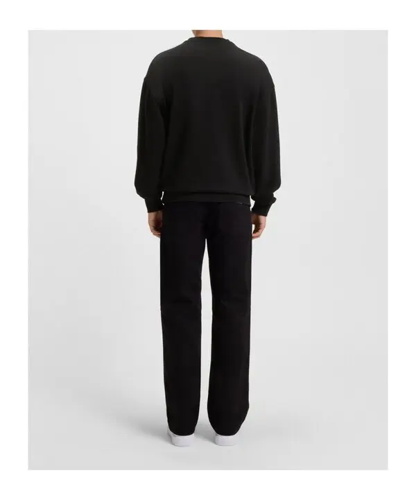 Hugo Boss Logo-embroidererd Sweatshirt - Black