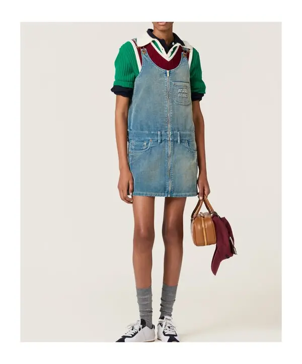Miu Miu Corduroy Mini Dress