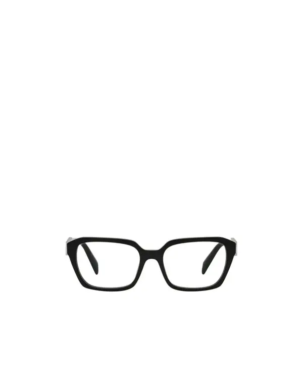 Prada Rectangular Frame Eyeglasses - Black