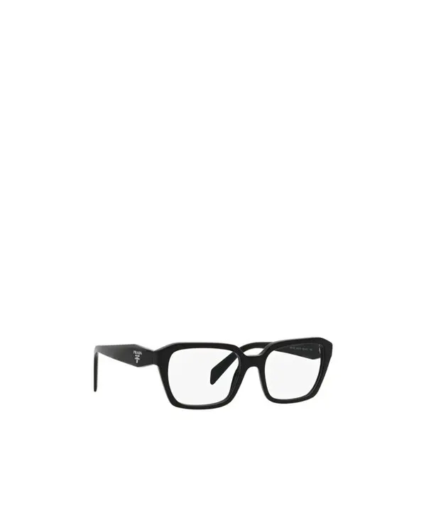 Prada Rectangular Frame Eyeglasses - Black