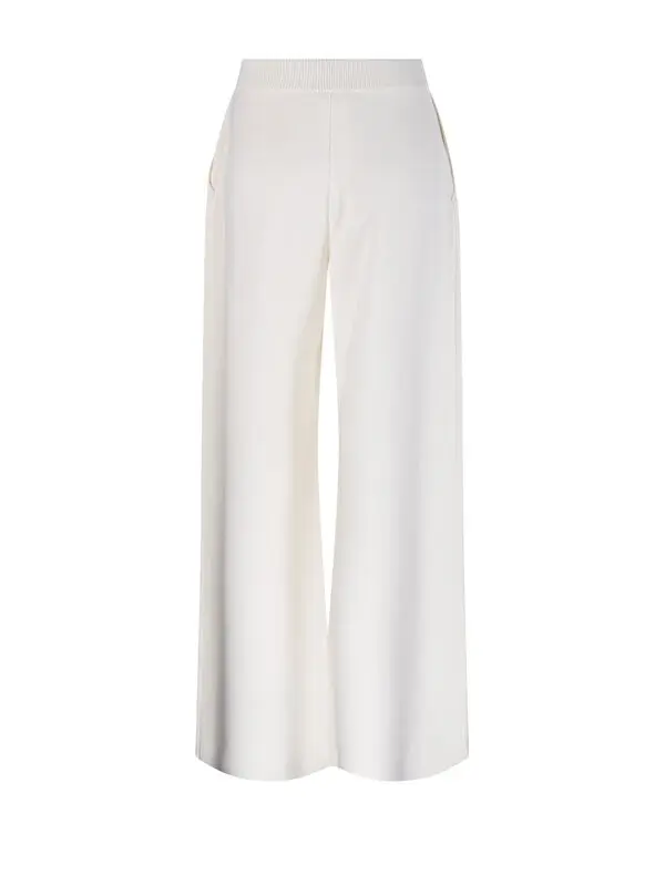 Max Mara Bora Knitted Wide-leg Trousers - Silk