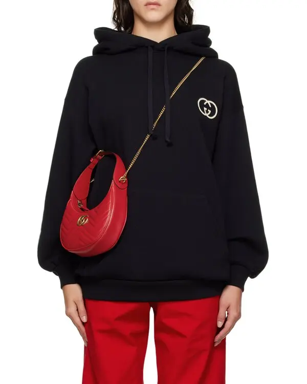 Gucci Interlocking G Hoodie - Black