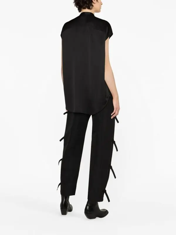 Alexander McQueen Sleeveless Pleated Shirt