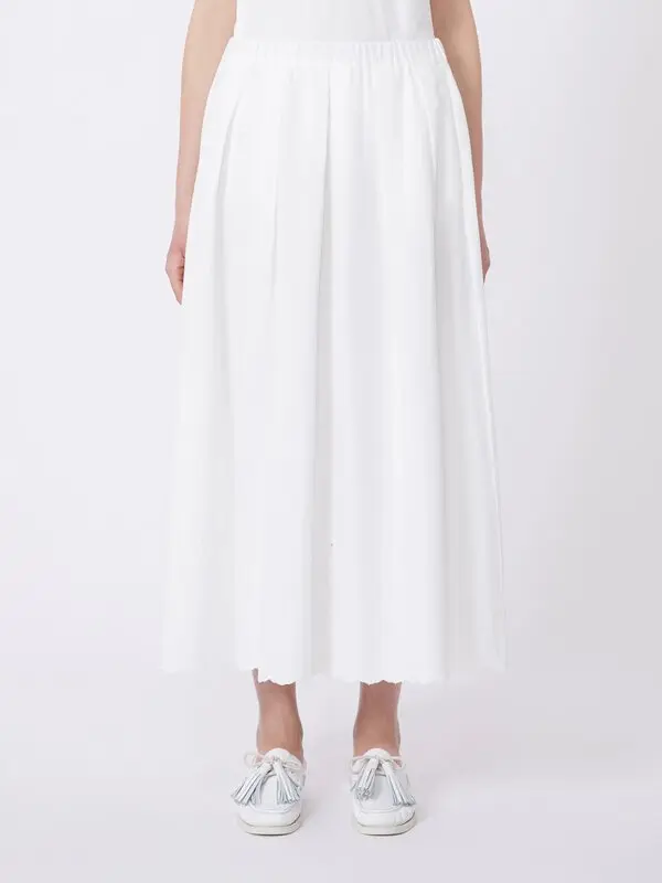 Max Mara Midi Skirt With Embroidery