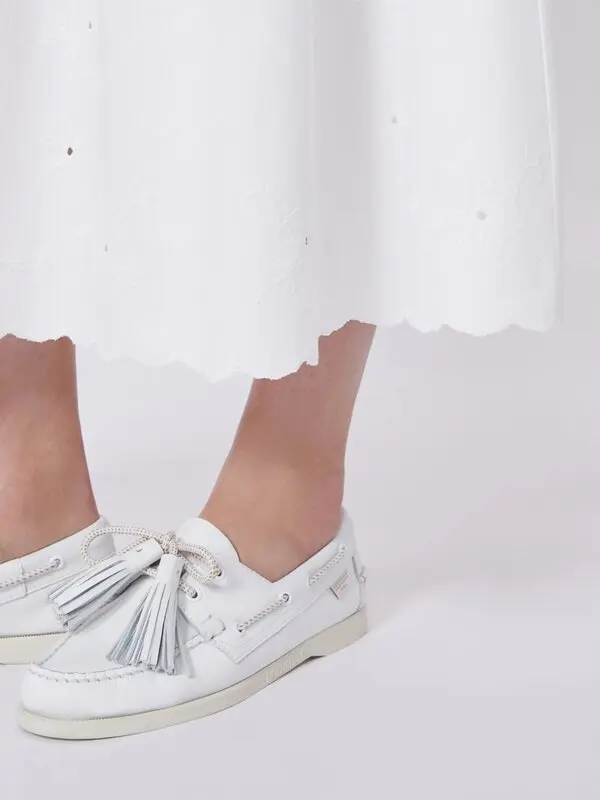 Max Mara Midi Skirt With Embroidery
