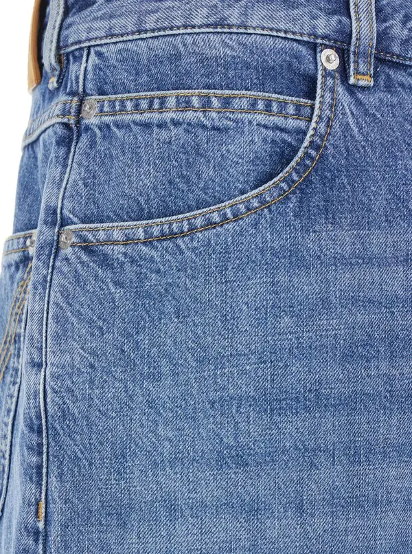 Bottega Veneta Washed Straight Leg Jeans