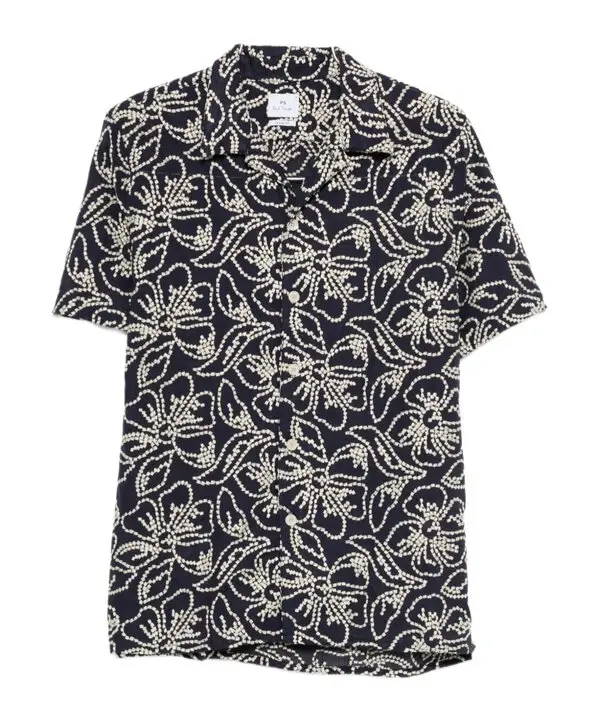 Paul Smith Floral-print Short-sleeve Shirt