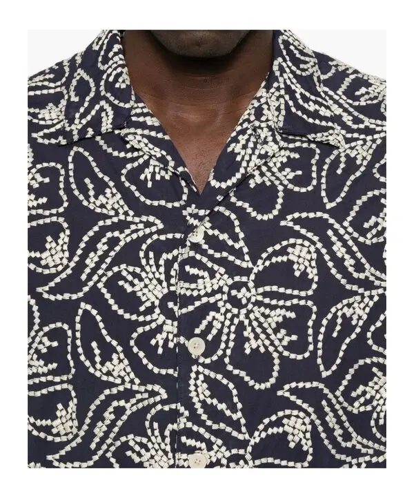 Paul Smith Floral-print Short-sleeve Shirt