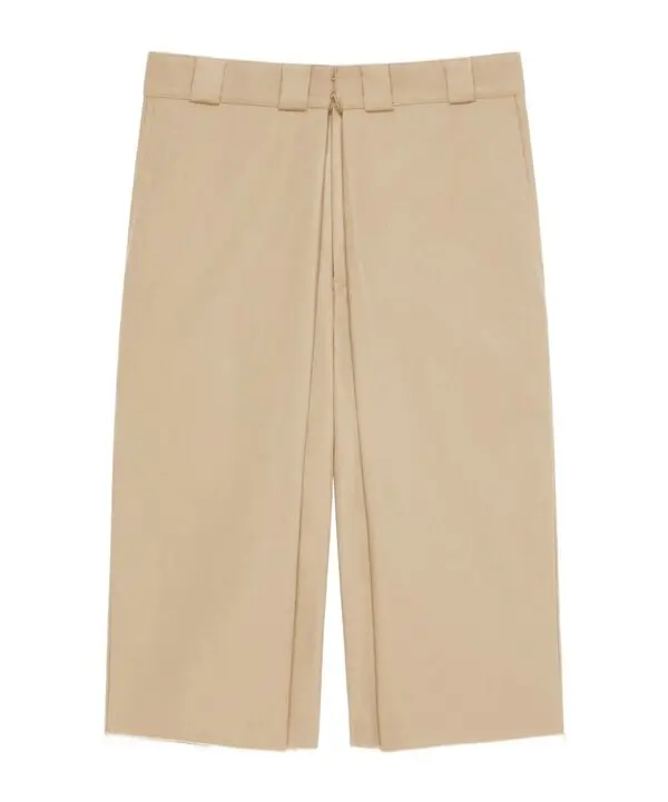 Givenchy Raw Hem Chino Bermuda Shorts - Beige
