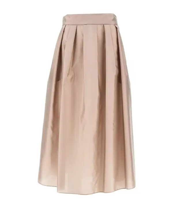 Max Mara Pleated Midi Skirt
