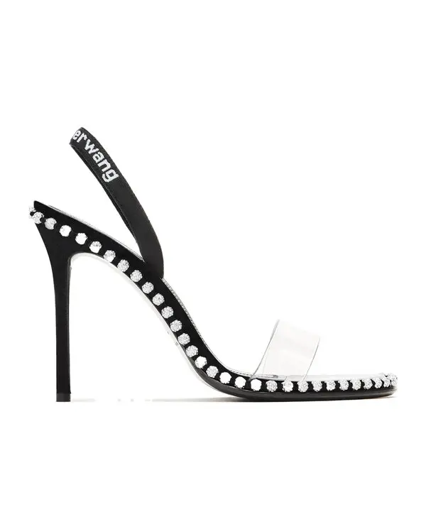 Alexander Wang Nova Embellished Stiletto Sandals